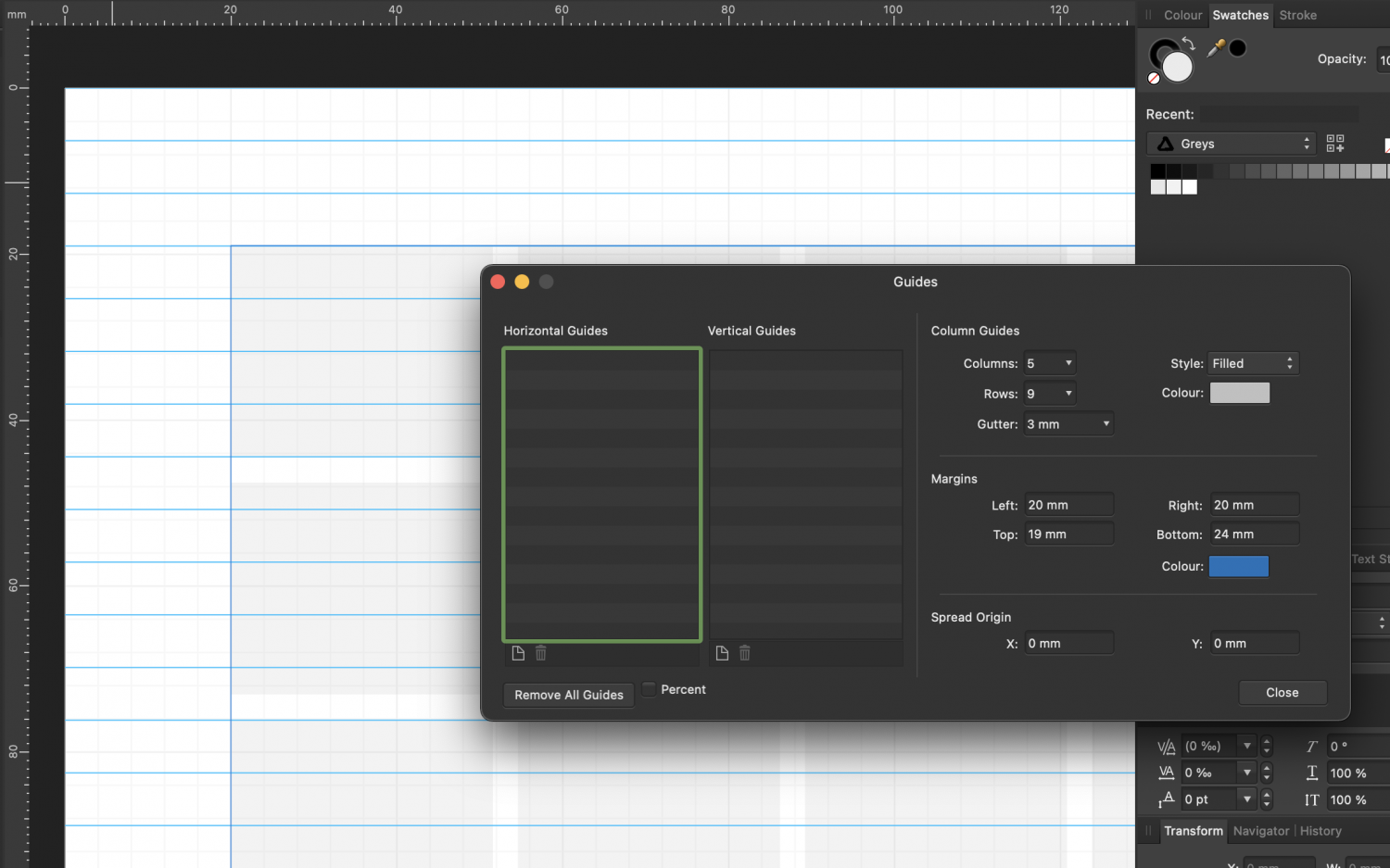 [Publisher] Setting grid (columns and rows) structure - Pre-V2 Archive of Desktop Questions ...