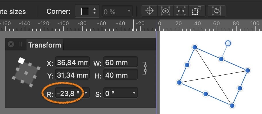 Set Rotation Of An Object Or Group To 0 Pre V2 Archive Of Affinity On 