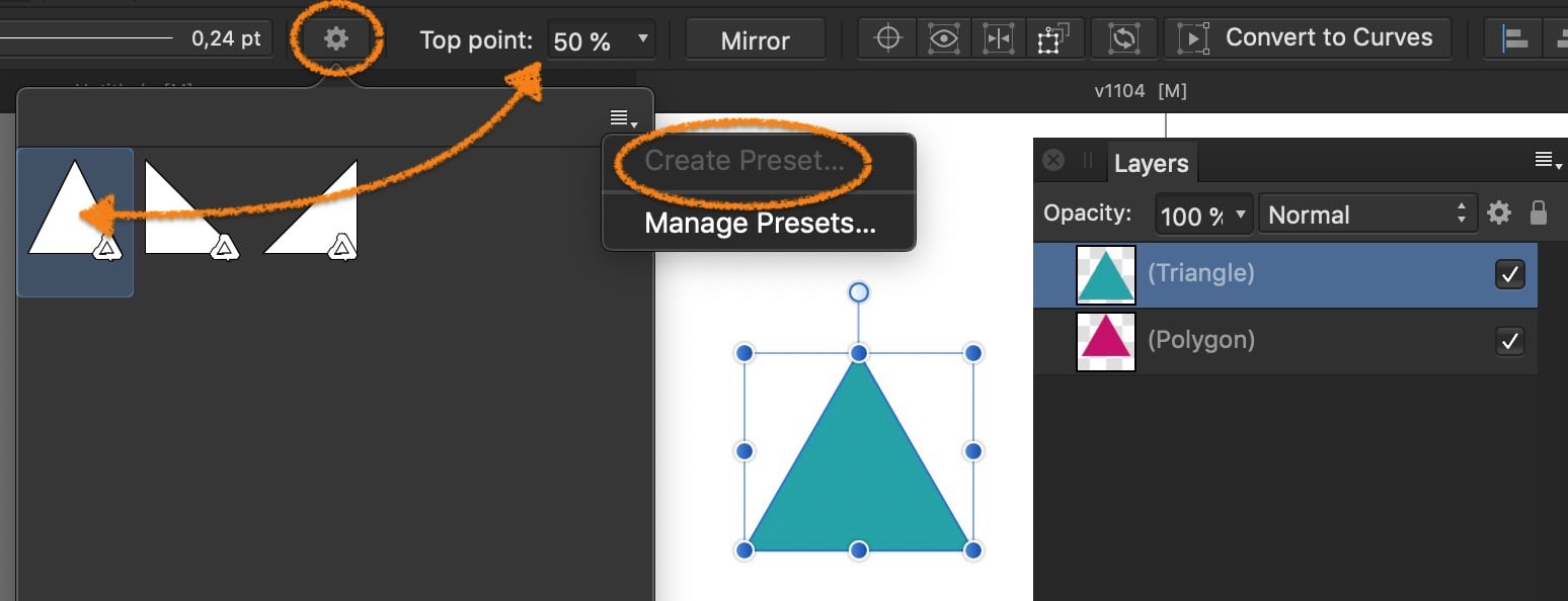 Align by origin? Issues centering a triangle. - Pre-V2 Archive of ...