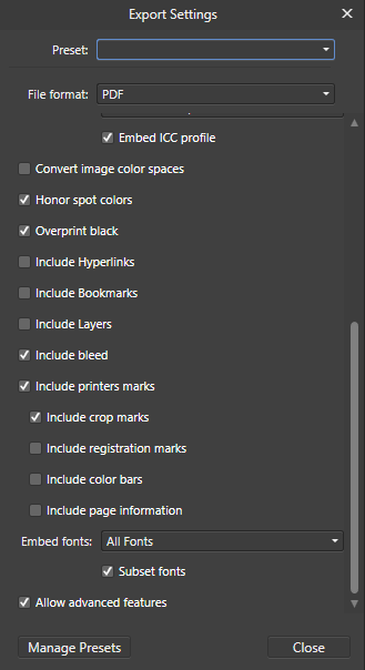 Affinity Publisher: Missing bleed from exported PDF - V1 Bugs found on ... Affinity Publisher: Missing bleed from exported PDF - V1 Bugs found on ...