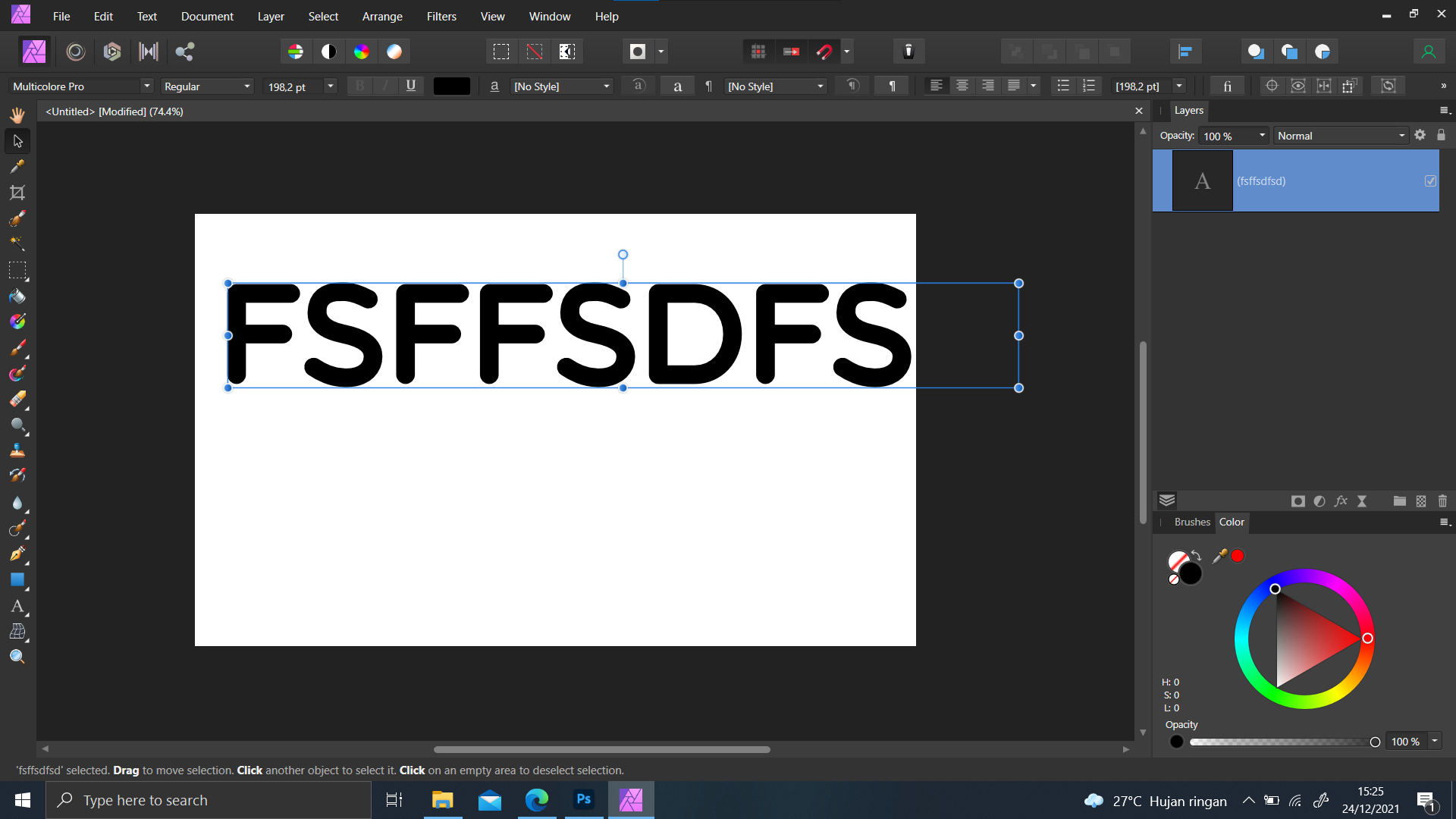Font Color - Pre-V2 Archive of Desktop Questions (macOS and Windows) - Affinity | Forum