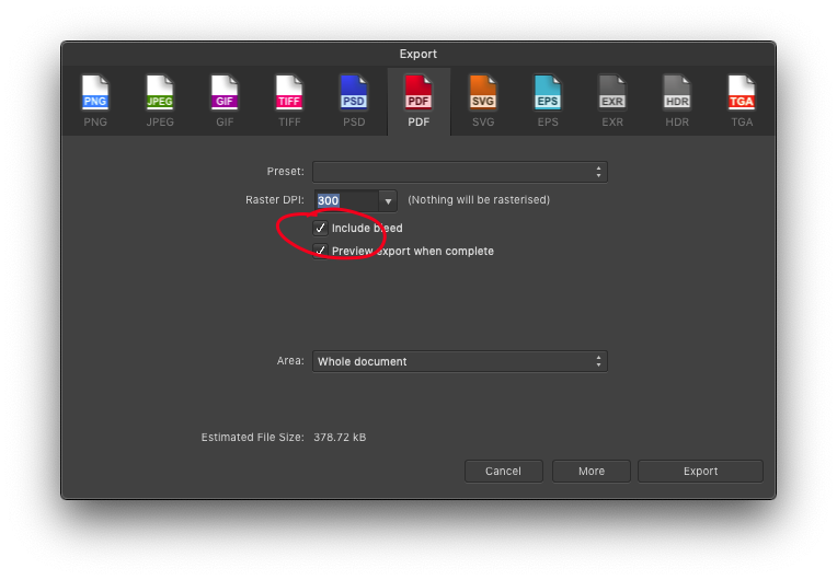 Tolino BleedBox Issue When Exporting as PDF - Pre-V2 Archive of Desktop Questions (macOS and ...