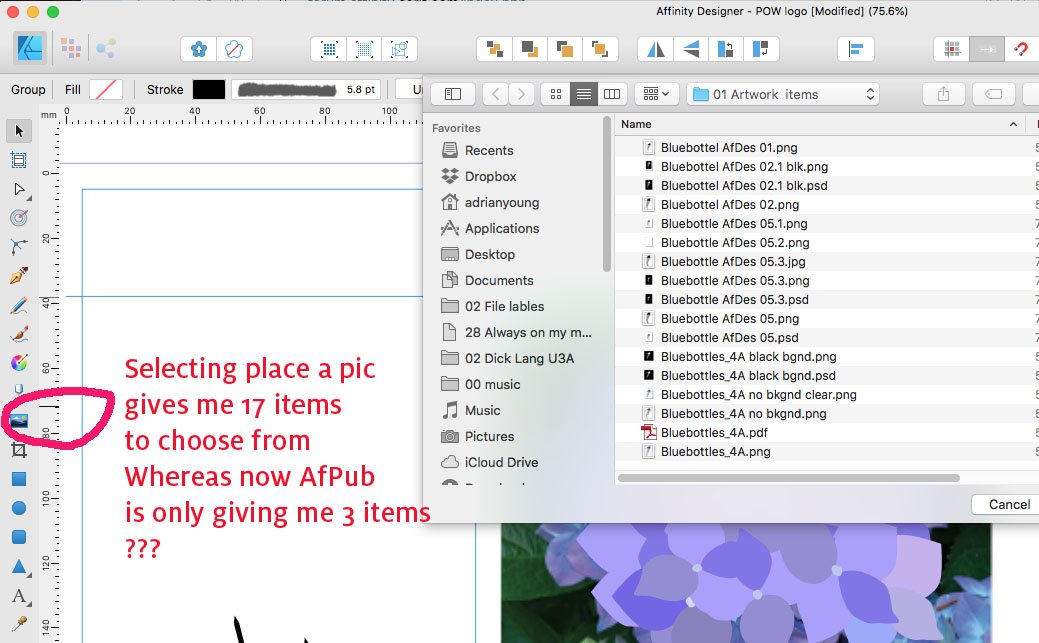 The number of items to select in placing a picture/file in AfPub - Pre-V2 Archive of Desktop ...