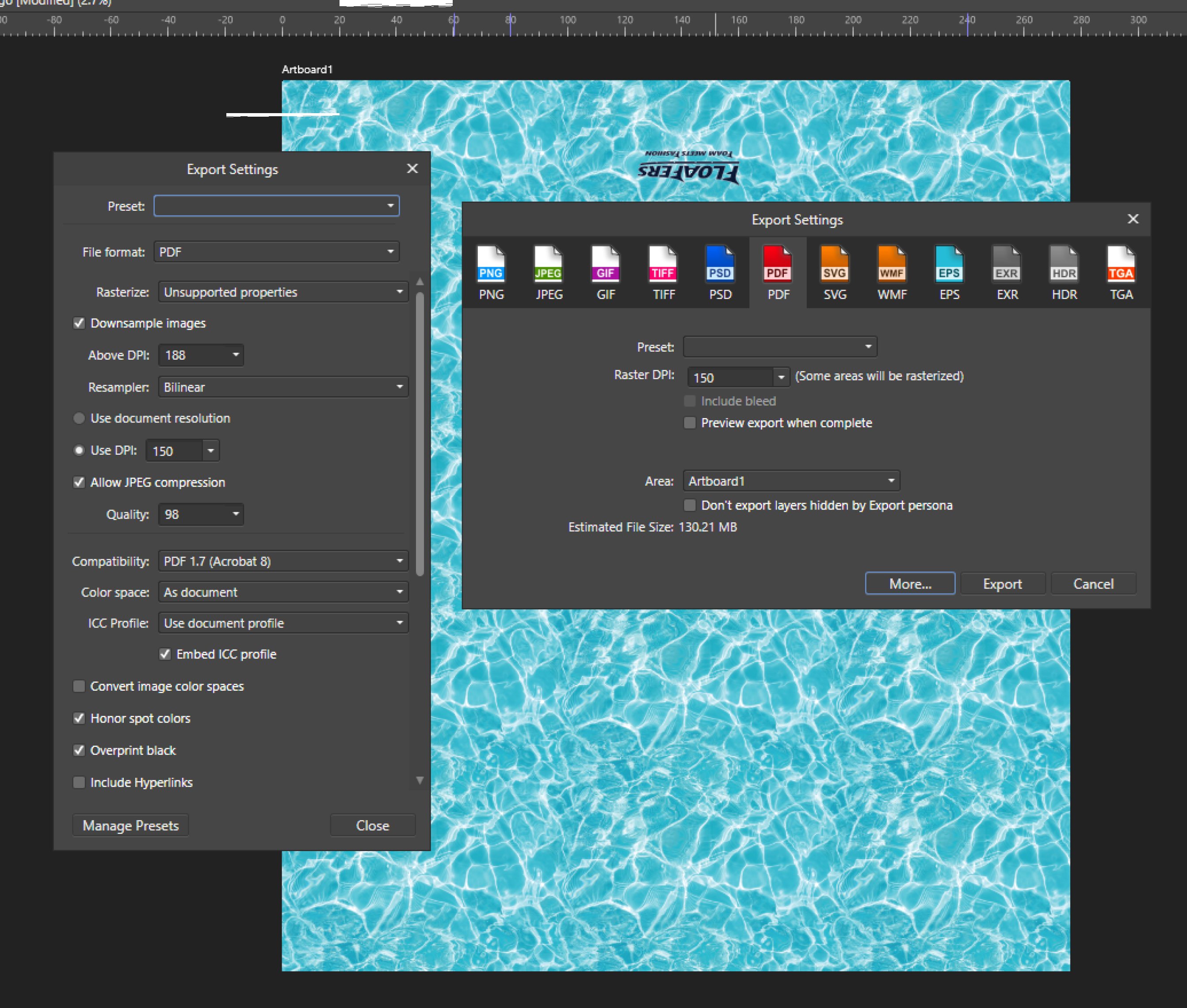 exporting huge pdf from Affinity Designer hangs my system and I need a ... exporting huge pdf from Affinity Designer hangs my system and I need a ...