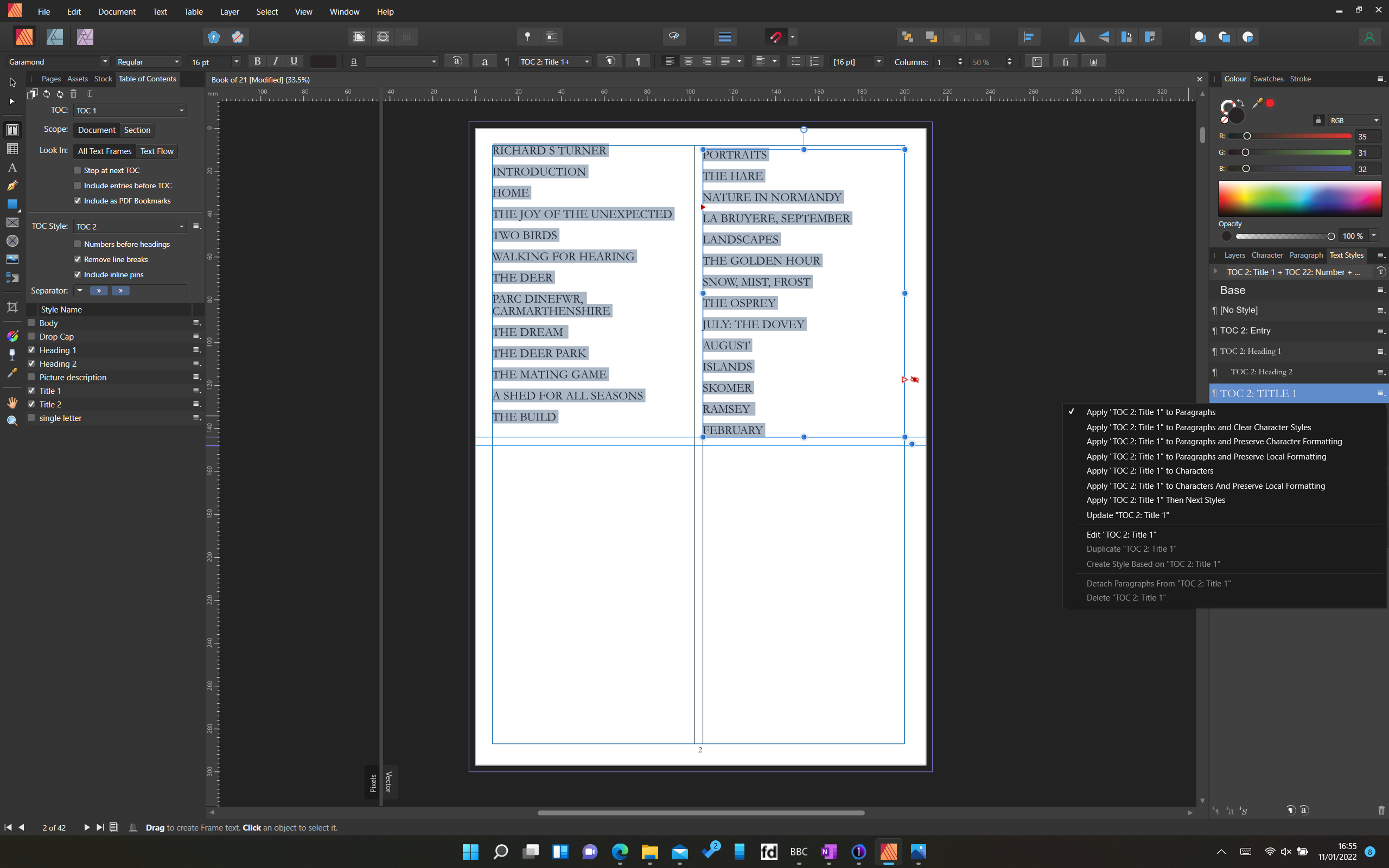 TOC failure - Pre-V2 Archive of Desktop Questions (macOS and Windows) - Affinity | Forum