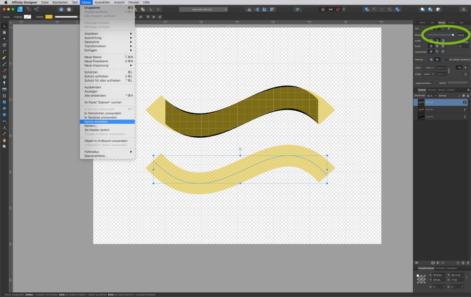 How to draw this wavy line - Pre-V2 Archive of Desktop Questions (macOS ...