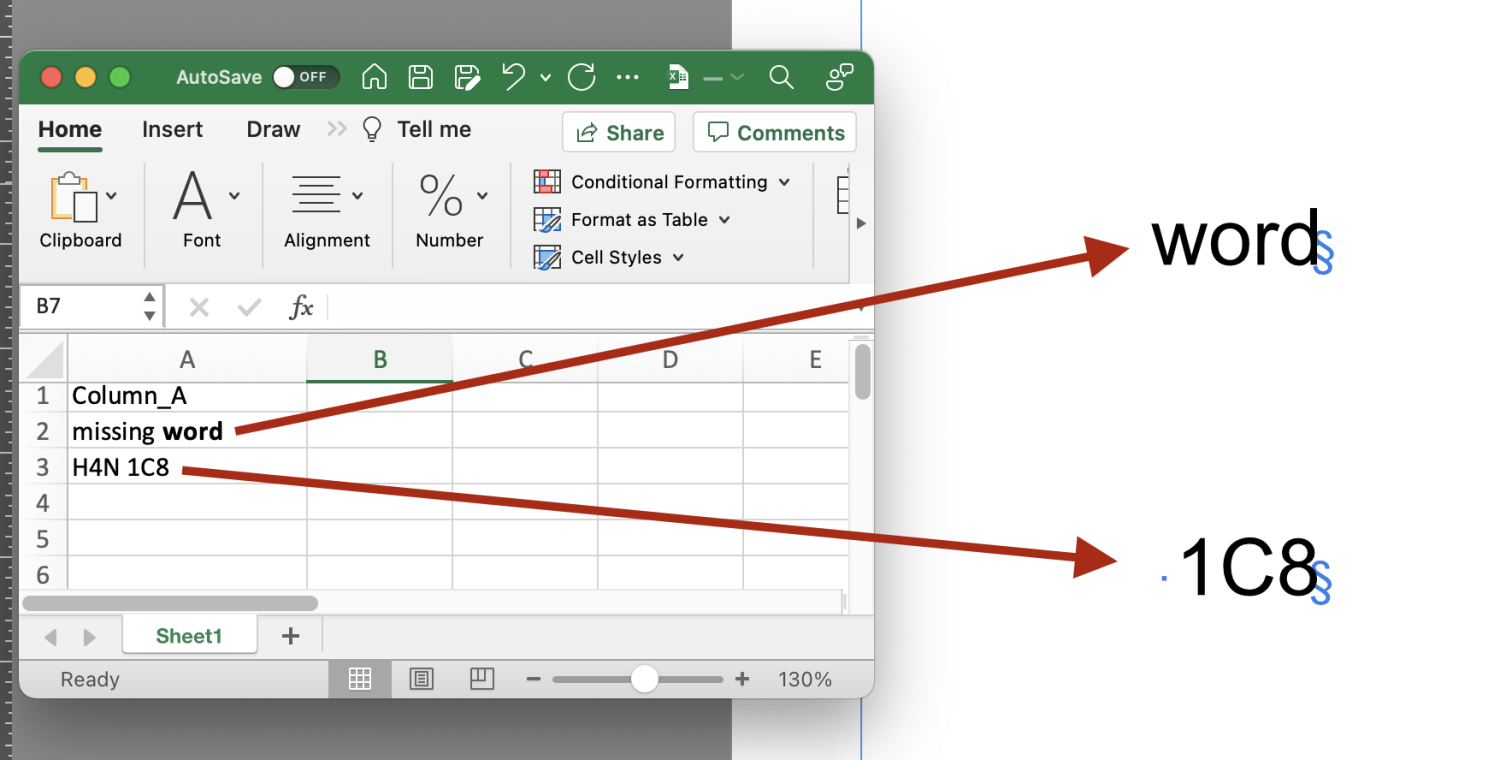 Inner Cell Formatting In Excel Causes Data Merge Fail V1 Bugs Found inner-cell-formatting-in-excel-causes-data-merge-fail-v1-bugs-found