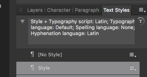 Importing text styles - Pre-V2 Archive of Desktop Questions (macOS and Windows) - Affinity | Forum