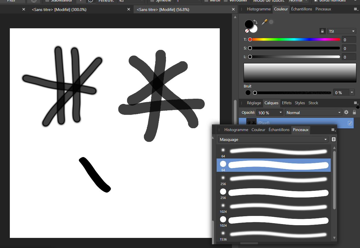 Masking brush never fully opaque - Pre-V2 Archive of Desktop Questions (macOS and Windows ...