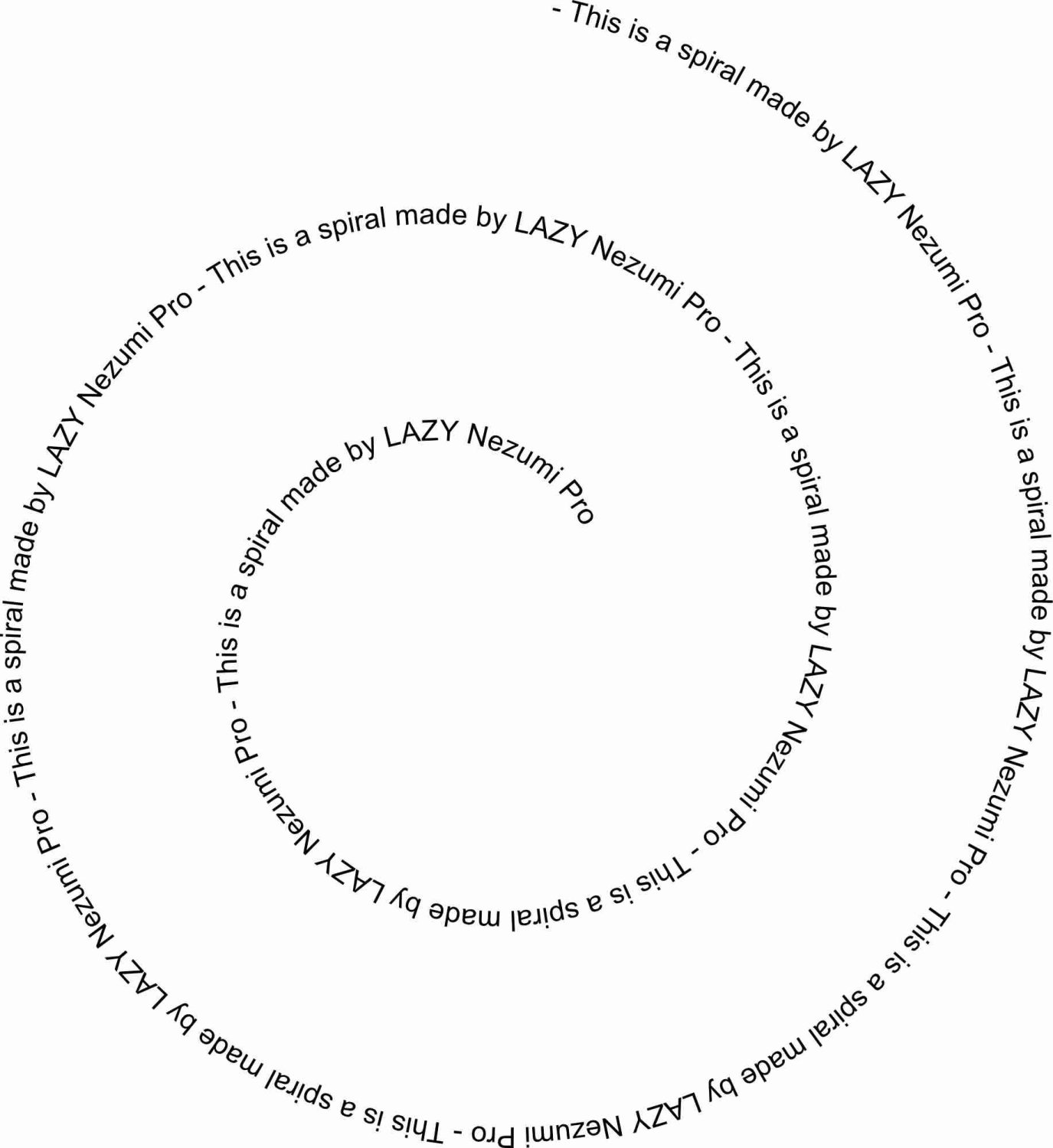 How to type a circle filling spiral text? - Pre-V2 Archive of Desktop ...