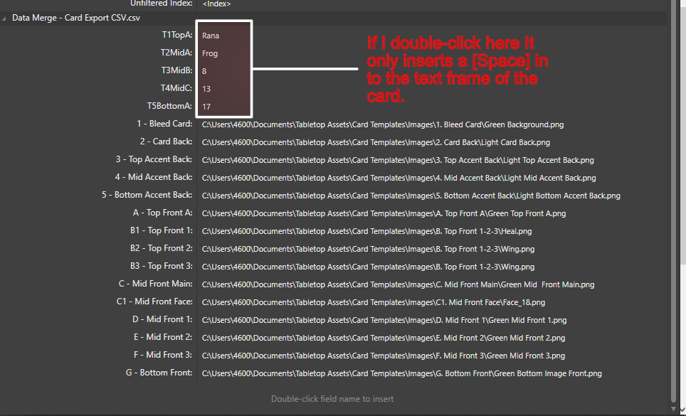 I need help with data merging. - Pre-V2 Archive of Desktop Questions (macOS and Windows ...