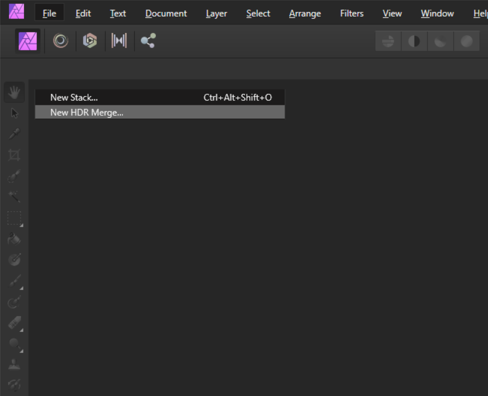 New user--Affinity Photo menus disappear, can't click anything - Pre-V2 Archive of Desktop ...
