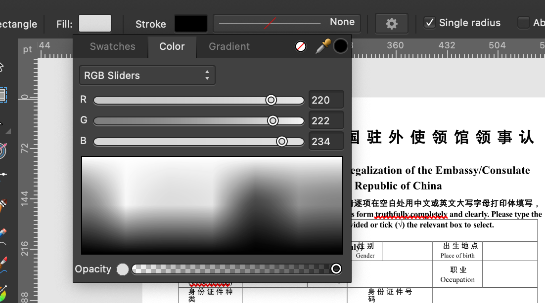 I can't fill my boxes with color, I can only choose greyscale. - Pre-V2 Archive of Affinity on ...