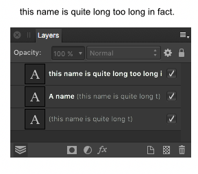 Parenthetical name / label in text layer - Pre-V2 Archive of Desktop ...