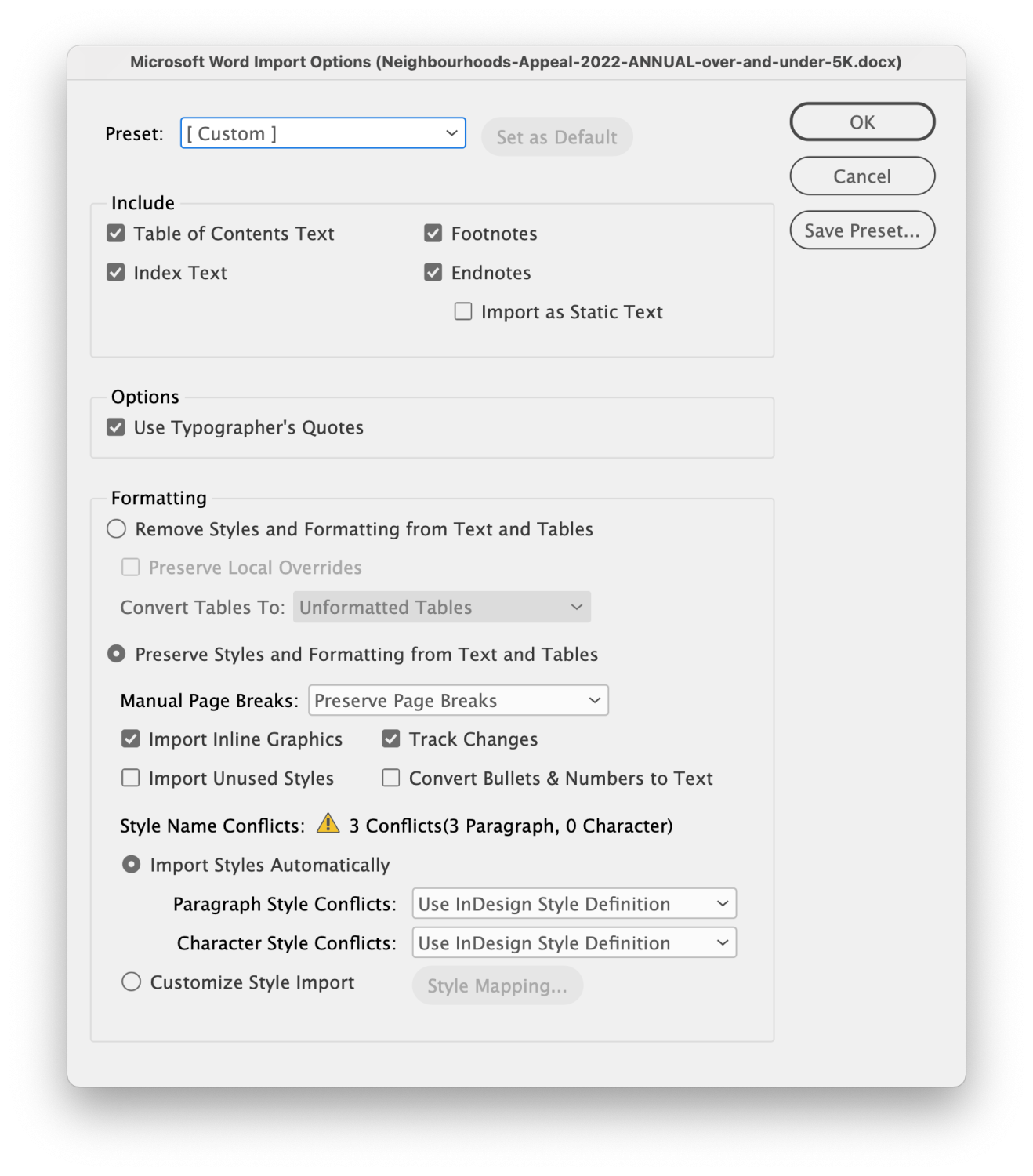 Importing From Microsoft Word Pre V2 Archive Of Affinity On Desktop