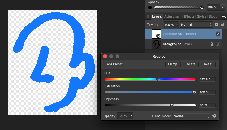Changing Color on an Image - Pre-V2 Archive of Affinity on Desktop ...