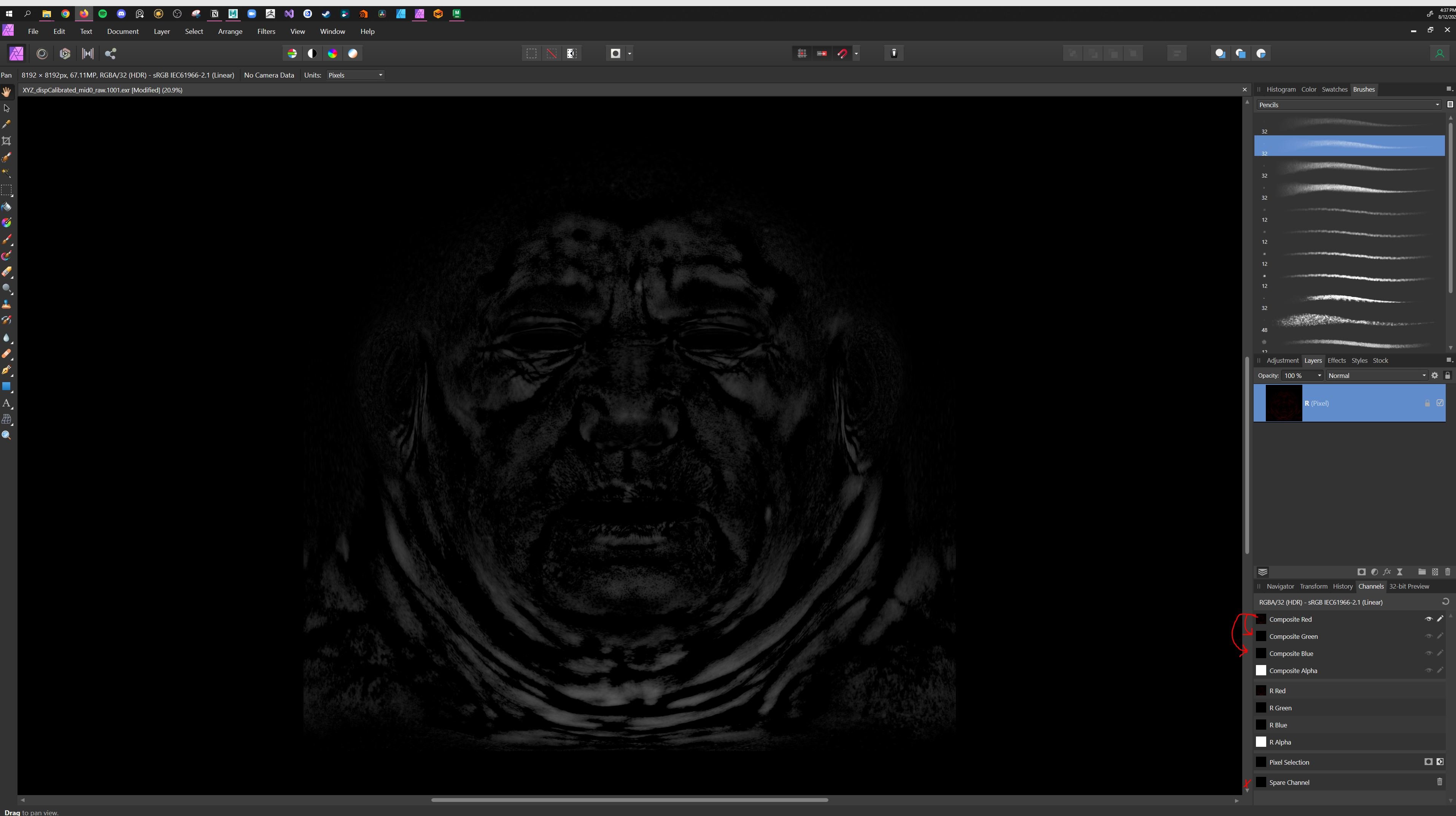 Copy And Paste Into Channels Pre V2 Archive Of Affinity On Desktop ions macOS And 
