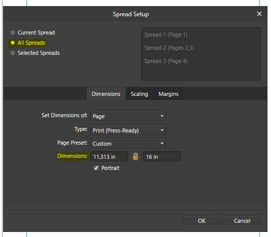 Can Publisher Change Document Size After Setup? - Pre-V2 Archive of Desktop Questions (macOS and ...