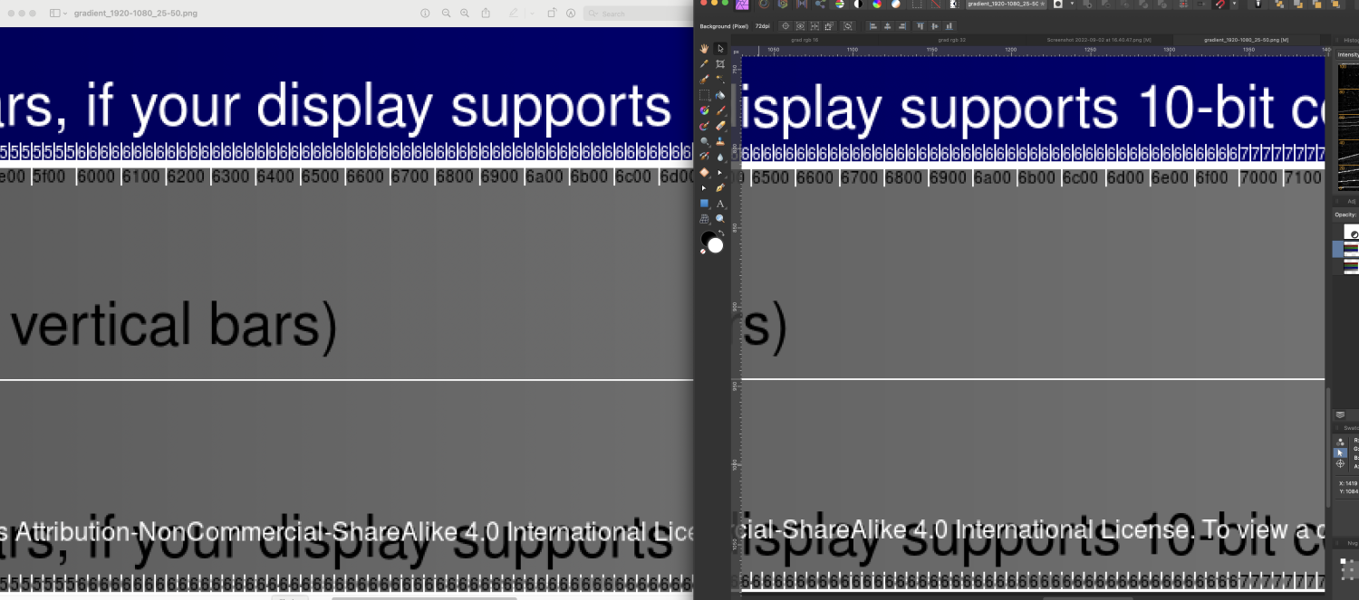 Photo unable to render more than 8 bit color depth in RGB/16 documents on display - V1 Bugs ...