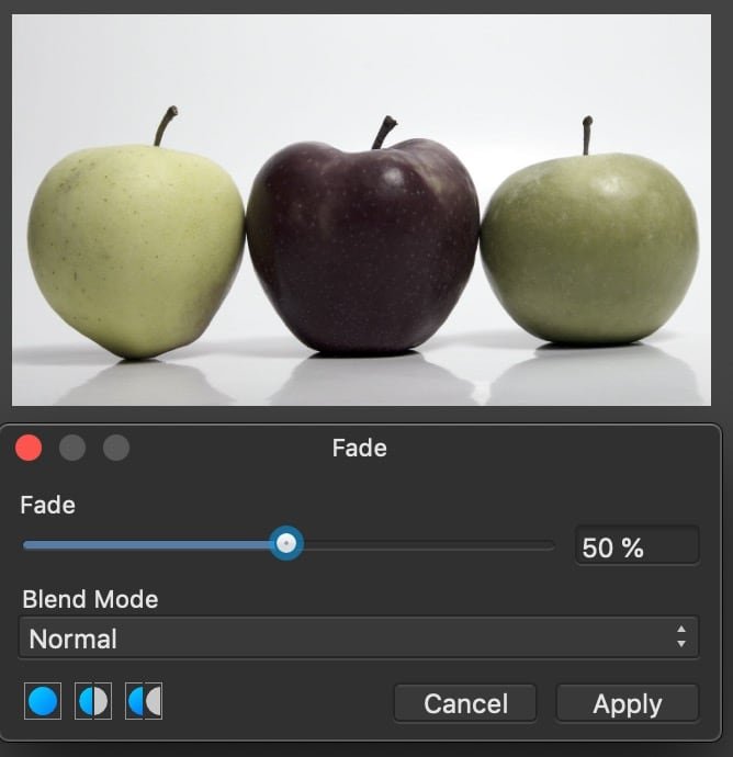 A. Photo: Fade with Blend Modes - V1 Bugs found on Windows - Affinity ...