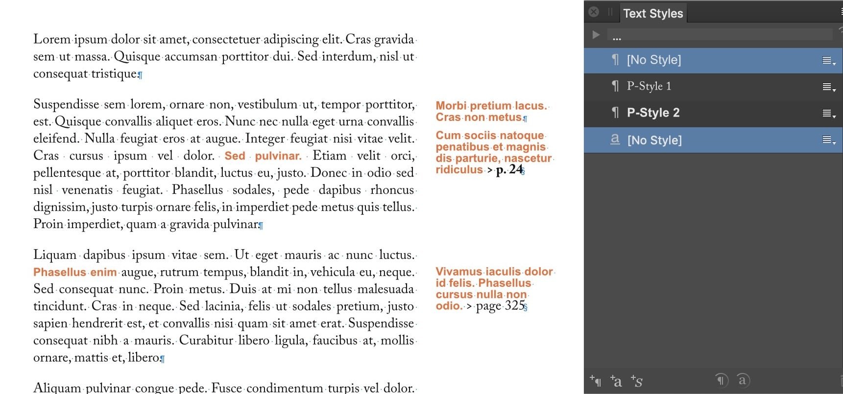 Para styles and Text styles behaviour. Please explain. - Page 2 - Pre-V2 Archive of Desktop ...