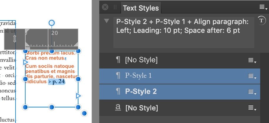 Para styles and Text styles behaviour. Please explain. - Page 2 - Pre ...