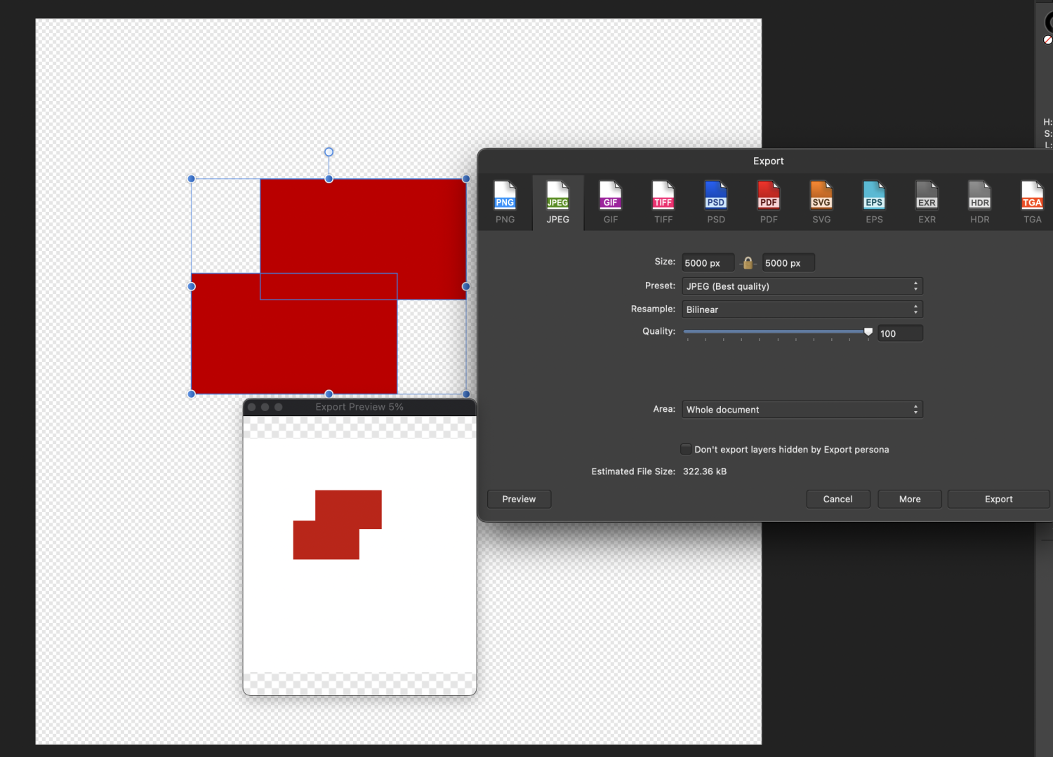 Exporting with transparent background - Pre-V2 Archive of Desktop Questions (macOS and Windows ...