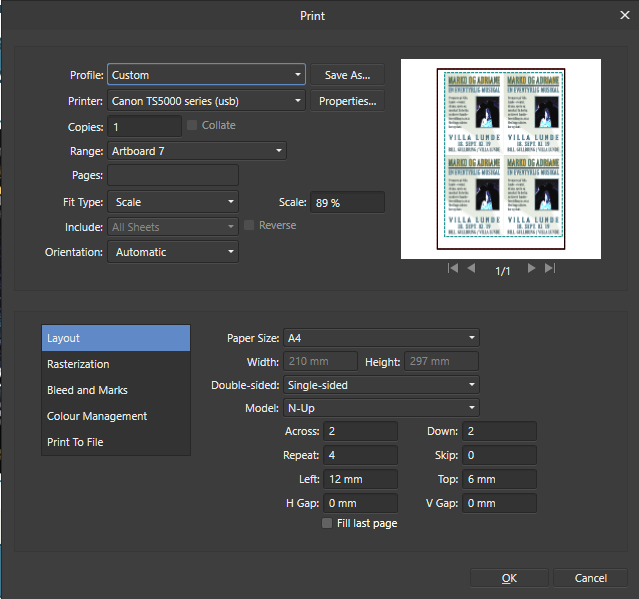 N-Up printing issue - Pre-V2 Archive of Desktop Questions (macOS and Windows) - Affinity | Forum