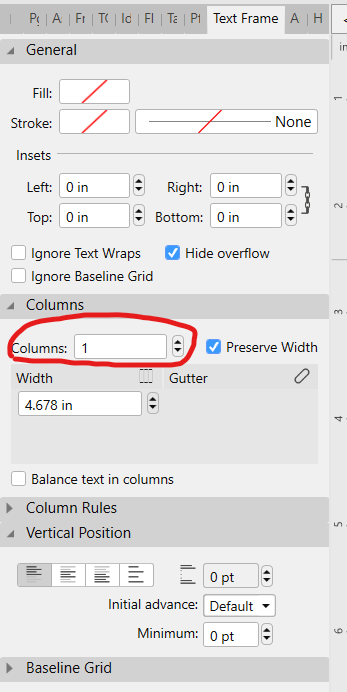 Assistent for baseline grid doesn't change space - Pre-V2 Archive of Desktop Questions (macOS ...