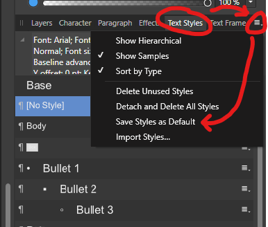 Affinity Publisher: How to set default hyperlink text style? - Pre-V2 ...