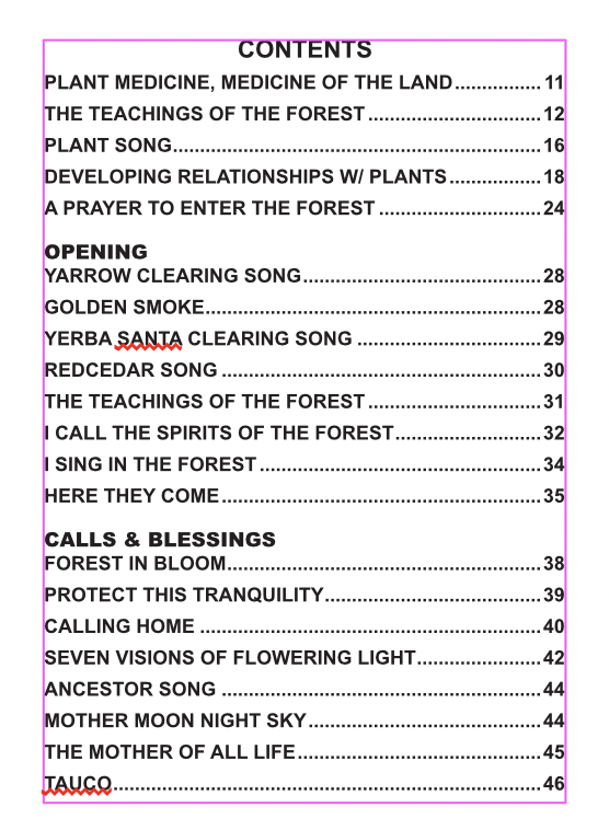 Section Headers In Table Of Contents Pre V2 Archive Of Affinity On