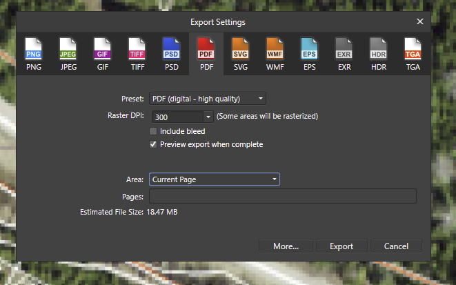 Affinity Publisher - Getting blend modes recognized in exported PDF - Pre-V2 Archive of Desktop ...