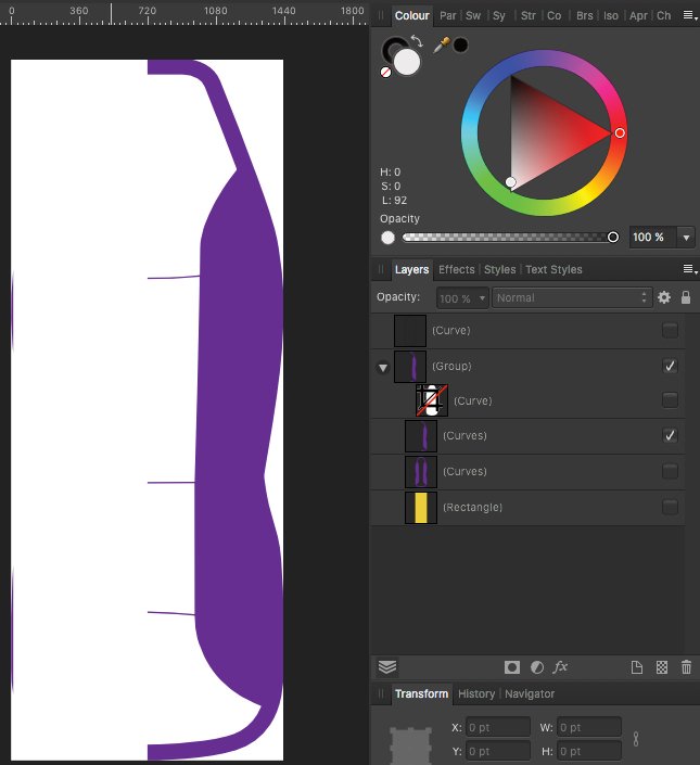 I would like to extract a part of a joined shape in Affinity Designer - Pre-V2 Archive of ...