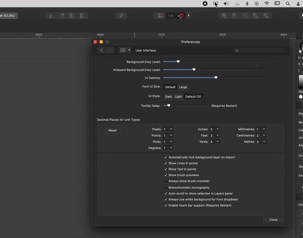 Switching to Dark / Light Mode macOS (🐛BUGG!?) - V1 Bugs found on macOS - Affinity | Forum
