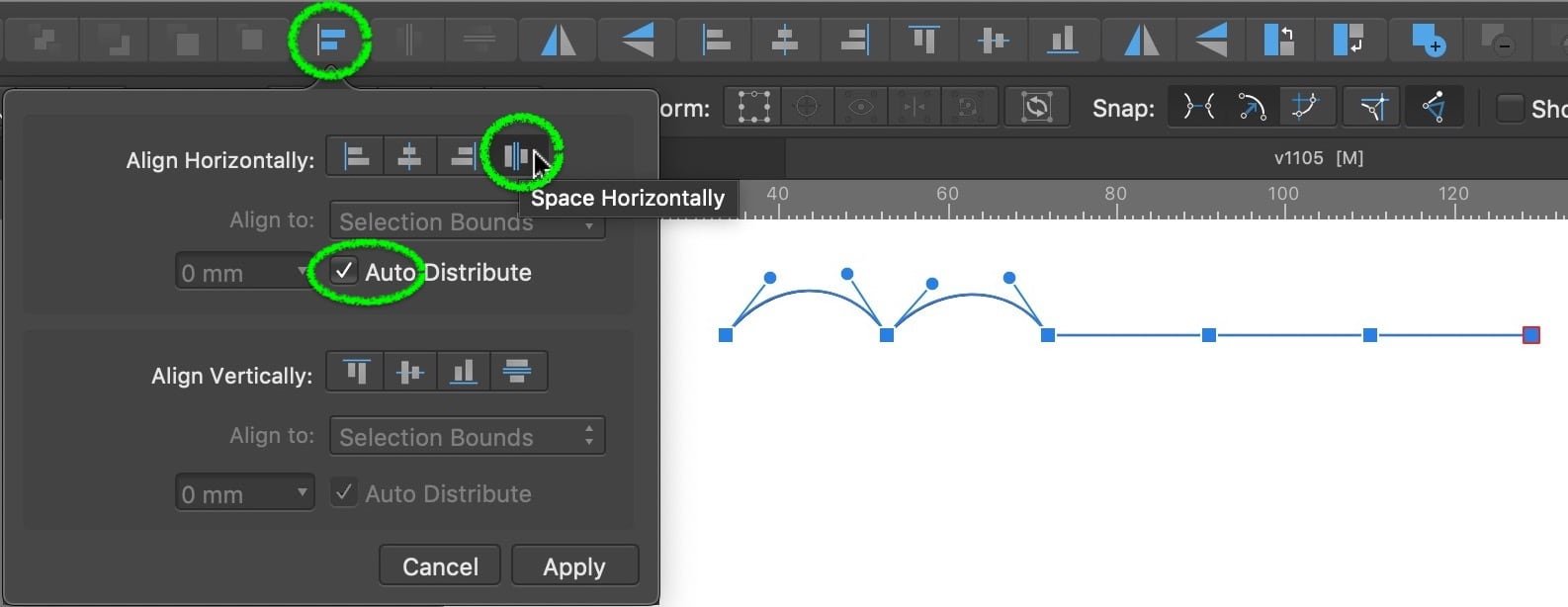 Affinity Designer - Distance in between nodes? - Pre-V2 Archive of Desktop Questions (macOS and ...