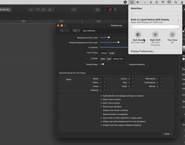 Switching to Dark / Light Mode macOS (🐛BUGG!?) - V1 Bugs found on macOS ... Switching to Dark / Light Mode macOS (🐛BUGG!?) - V1 Bugs found on macOS ...