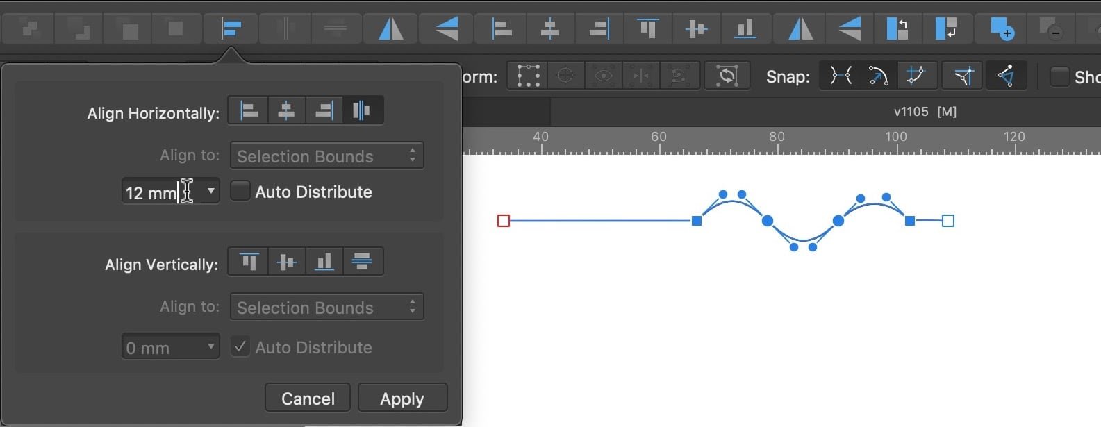 Affinity Designer - Distance in between nodes? - Pre-V2 Archive of Desktop Questions (macOS and ...