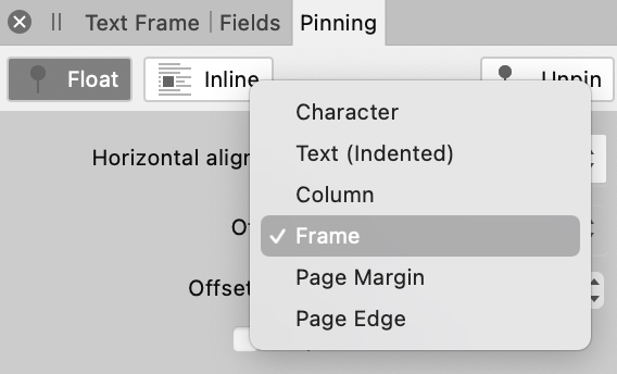 Pinning Dialog: What use is "mirror facing pages"? - Pre-V2 Archive of Desktop Questions (macOS ...