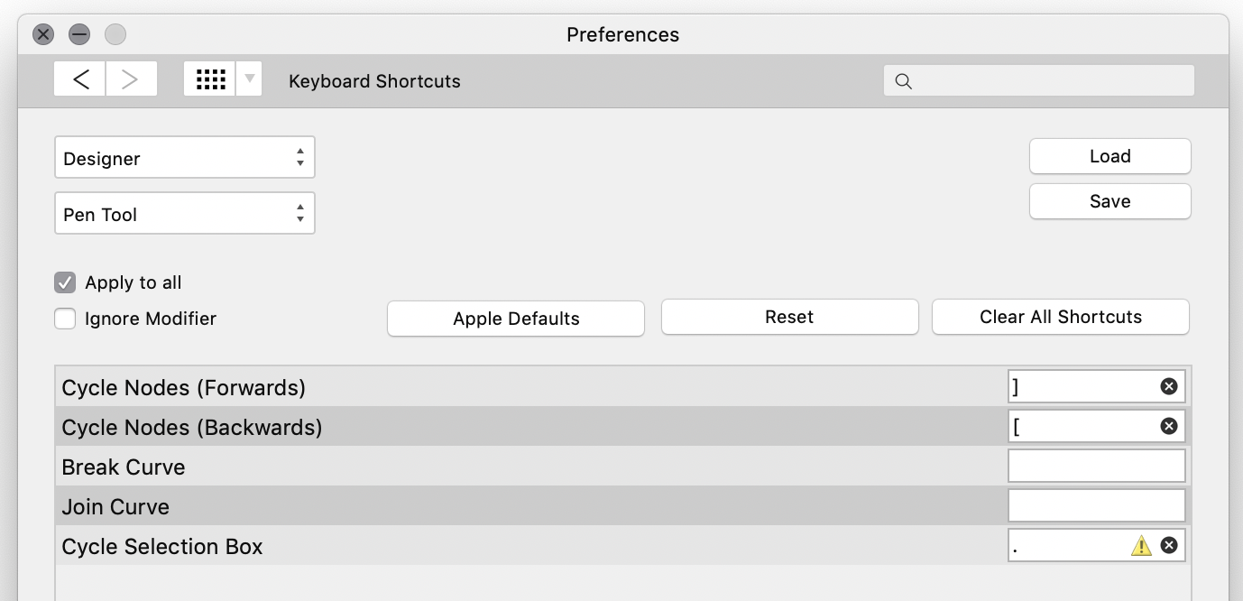 Custom Keyboard Shortcut For All Clickable Tools Actions Feedback For Affinity Designer V1 On