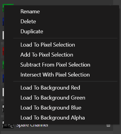 Editing spare channel - Pre-V2 Archive of Desktop Questions (macOS and Windows) - Affinity | Forum
