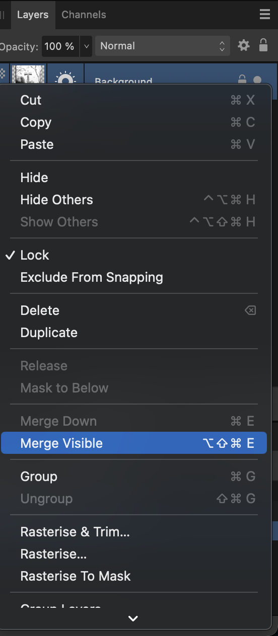 Right Click Context Menu For Layers Feedback For The Affinity V2 Suite Of Products Affinity