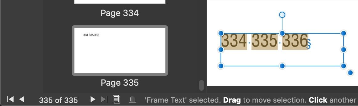 pagenumber stutters when calculating - Pre-V2 Archive of Desktop Questions (macOS and Windows ...
