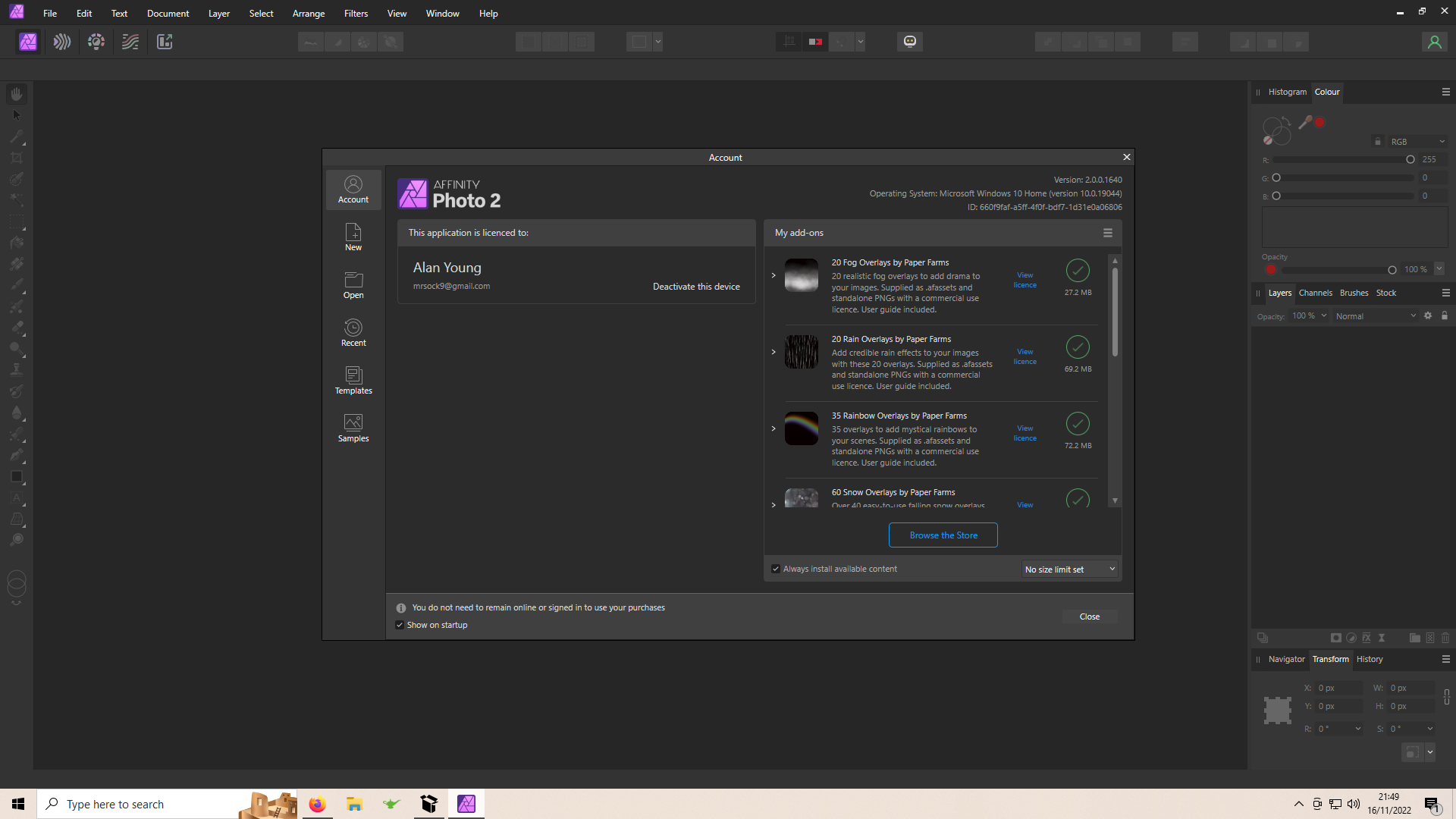 Switching To New Computers Affinity On Desktop Questions Macos And
