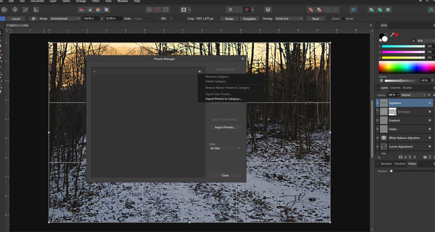 AFFINITY PHOTO v2: PHOTO RATIOS PRESETS - Desktop Questions (macOS and Windows) - Affinity | Forum