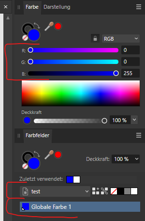 Color Swatches Panel - renaming global color does not update name in ...