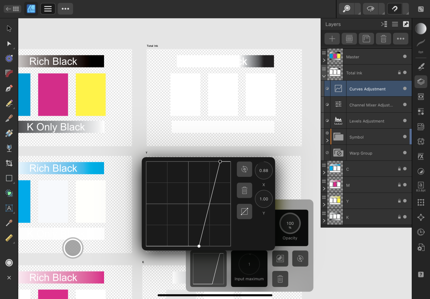 Text tutorial: color separation & total ink preview in Publisher ...