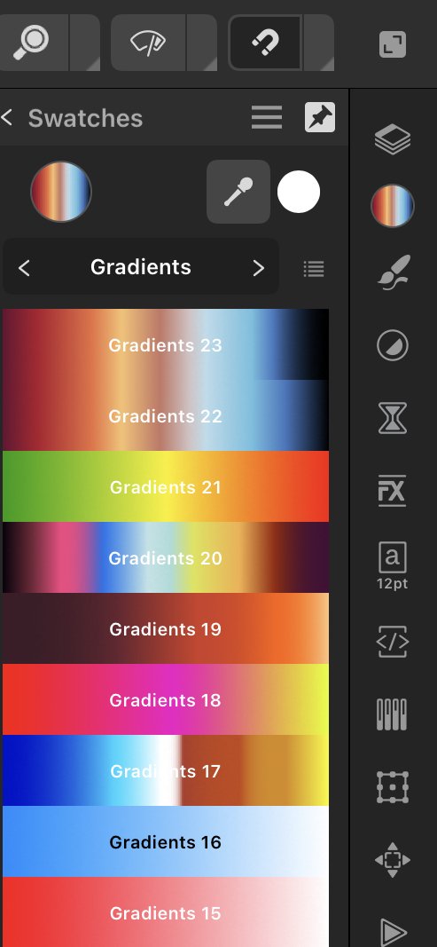 How Can I Delete A Gradient Fill In AP2 iPad Affinity On IPad ions Affinity Forum
