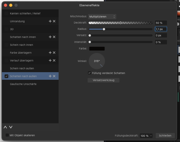 Tab Key Not Working In Effects V2 Bugs Found On Macos Affinity Forum