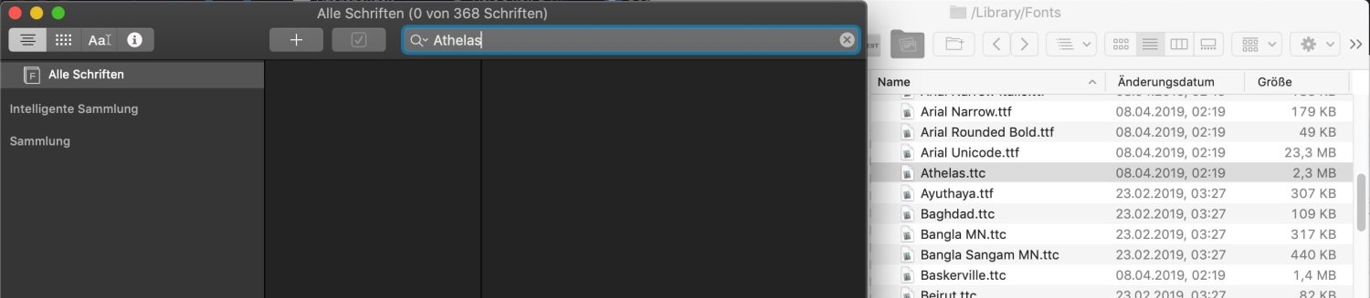 Missing Fonts Installed In ~ Library Fonts V2 Bugs Found On Macos