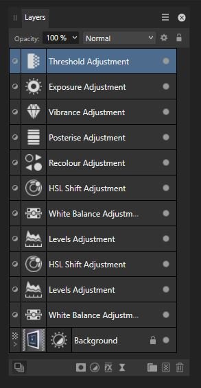 Why are some of the Adjustments NOT being added as Layers in Photo ...
